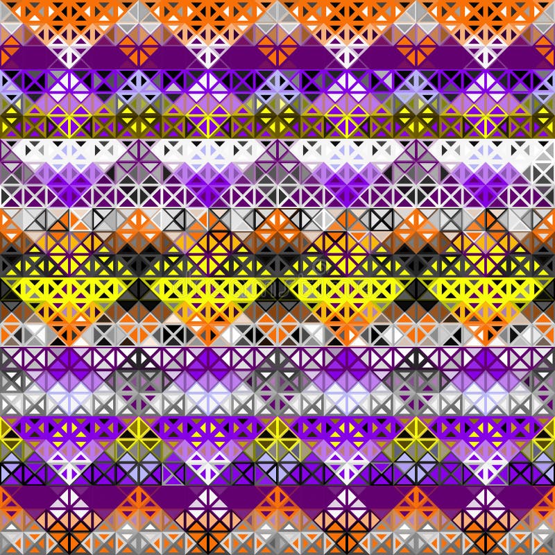 Seamless Vector Pattern Background of a Triangles. Stock Vector ...