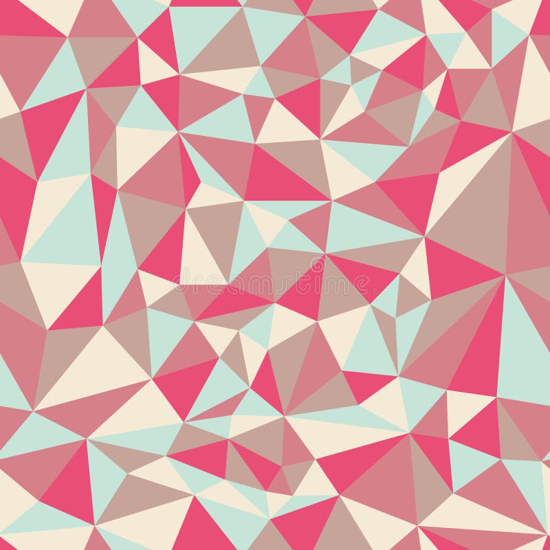 Seamless Pattern of Triangles Stock Illustration - Illustration of ...