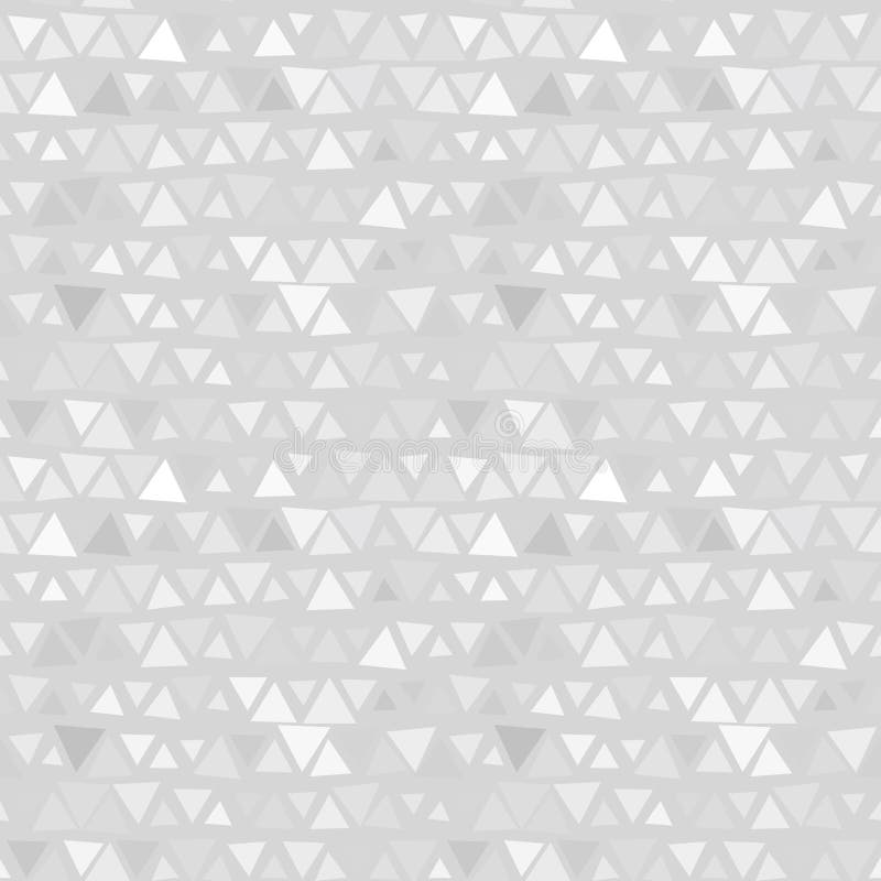 Seamless Pattern of Triangles, Gray Background Stock Vector ...
