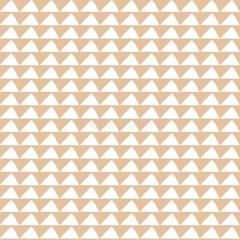 Seamless Pattern with Triangles Hand Drawn. Vintage Vector Background ...