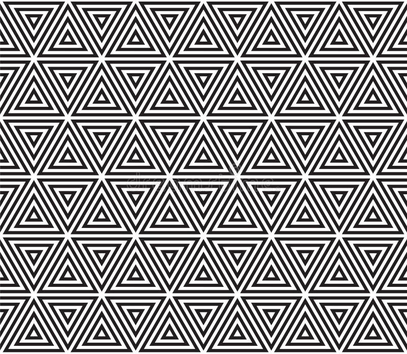Seamless Pattern with Triangles Stock Vector - Illustration of ancient ...