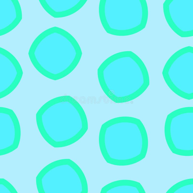 Seamless Pattern in Turquoise Tones Stock Vector - Illustration of ...