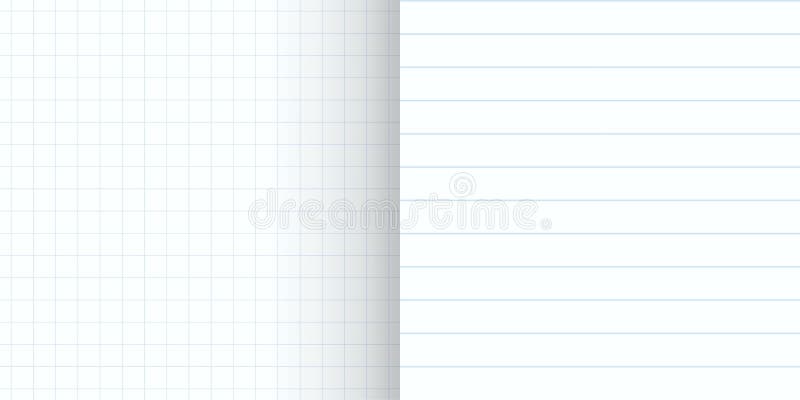 Seamless Pattern Types of Notebook Line Ups Stock Vector - Illustration ...