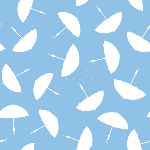 Seamless Pattern of Umbrellas.Vector Illustration Stock Illustration ...