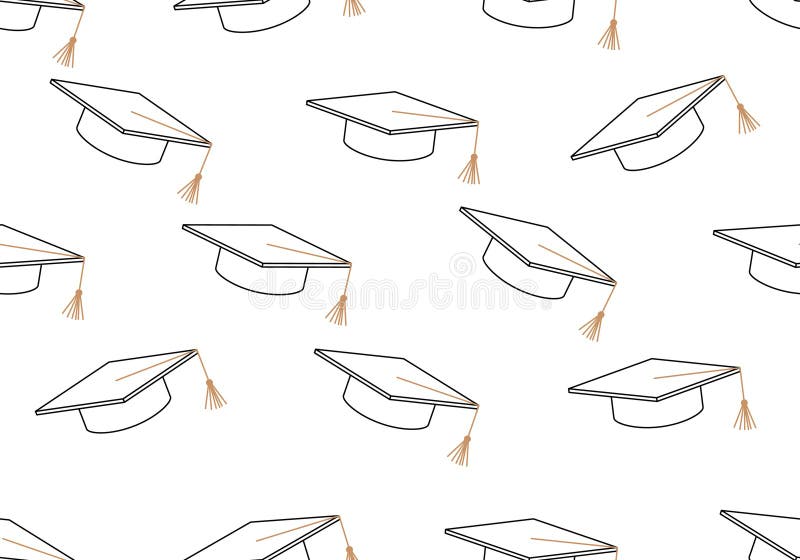 Seamless Pattern for University, College School Education Vector ...