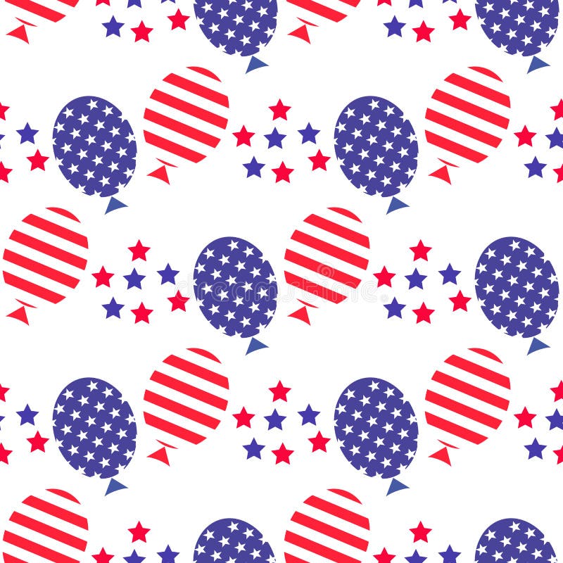 Seamless pattern USA stock vector. Illustration of american - 84900043