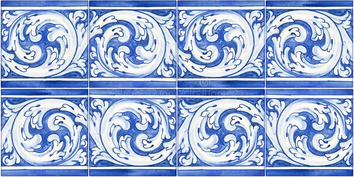 Portuguese Ceramic Tiles Pattern Stock Illustrations – 9,180 Portuguese ...
