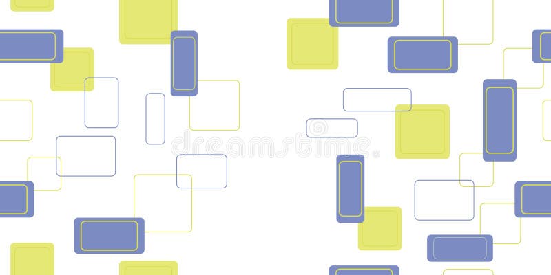 Seamless Pattern from Various Rectangles. Vector Illustration Stock ...