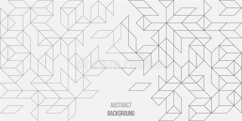 161_Vector Abstract Boxes Background. Modern Technology Illustration ...