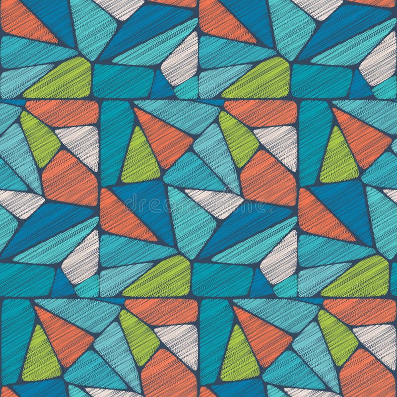 Abstract Sea Green Seamless Pattern Stock Vector - Illustration of ...