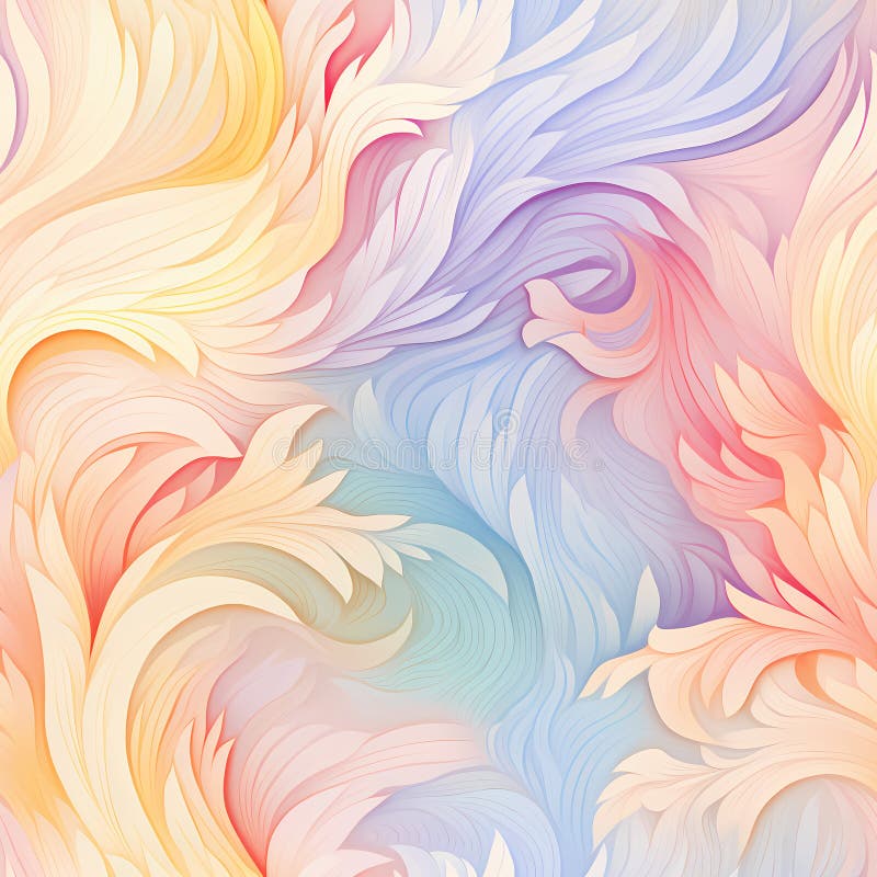 Seamless Pattern of Vibrant Art Pattern. Wrapping Paper Pattern Stock ...