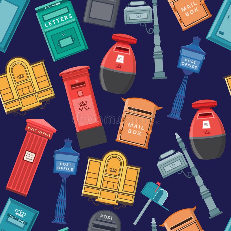 Vintage postal marks stock illustration. Illustration of post - 16780824