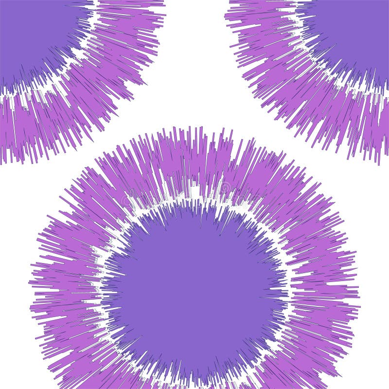 A Seamless Pattern of Violet Circles of Different Diameters Stock ...