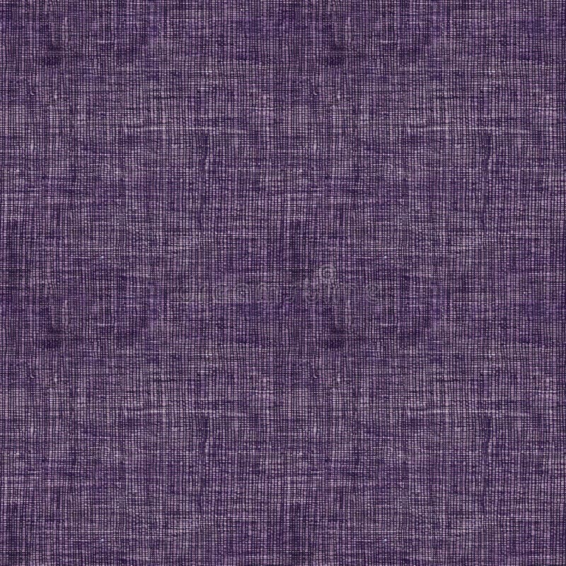 Seamless Pattern with Violet Linen Fabric Texture. Stock Illustration ...