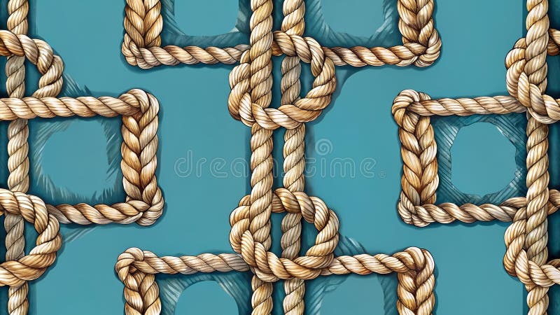 Ropes Border Stock Illustrations – 1,499 Ropes Border Stock ...