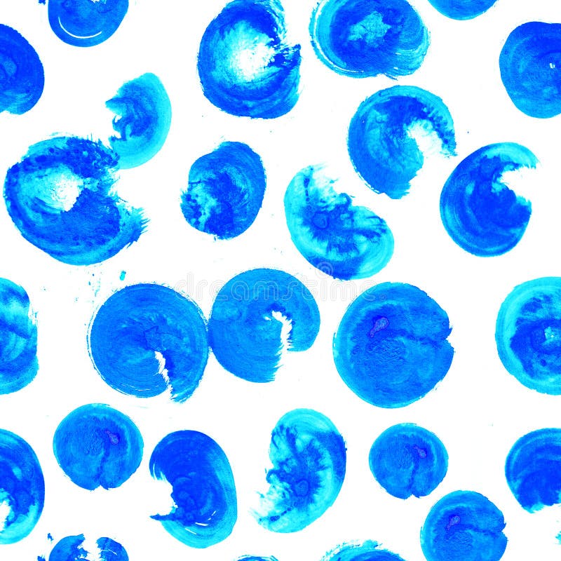 Seamless Pattern, Watercolor Stains. Stock Illustration - Illustration ...