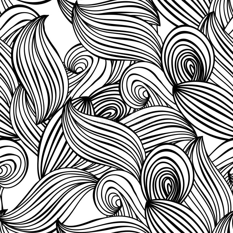 Black White Ocean Wave Stock Illustrations – 48,687 Black White Ocean ...