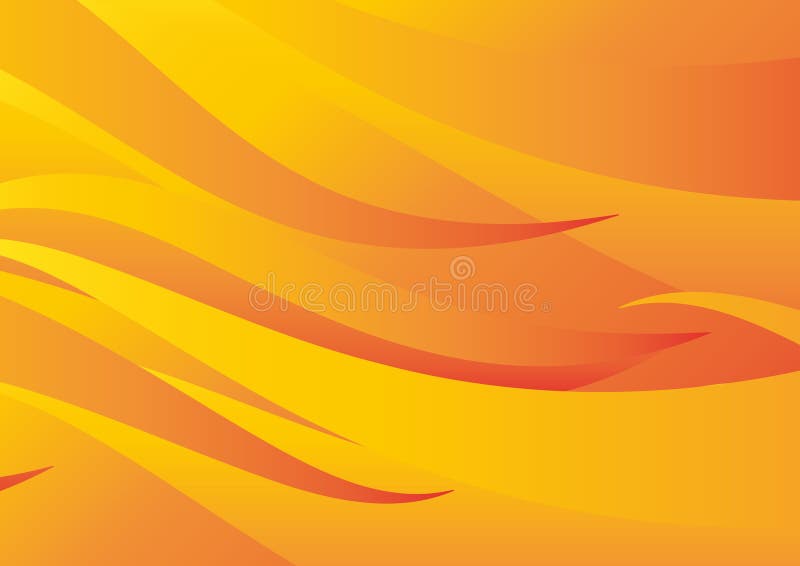 Seamless Pattern with Wavy Background, Orange, Red Stock Illustration ...