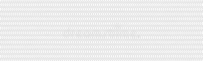 Seamless Pattern of Wavy Vertical Line. Template for Posters, Banners ...
