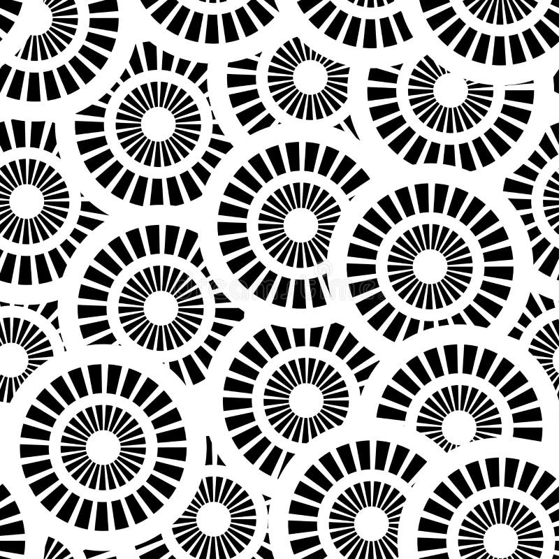 Seamless Pattern White Black Circles Stock Illustrations – 21,068 ...