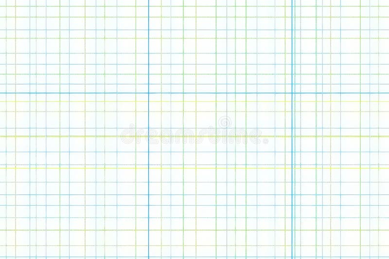 A Seamless Pattern of White Graph Paper with Light Blue and Green Lines ...