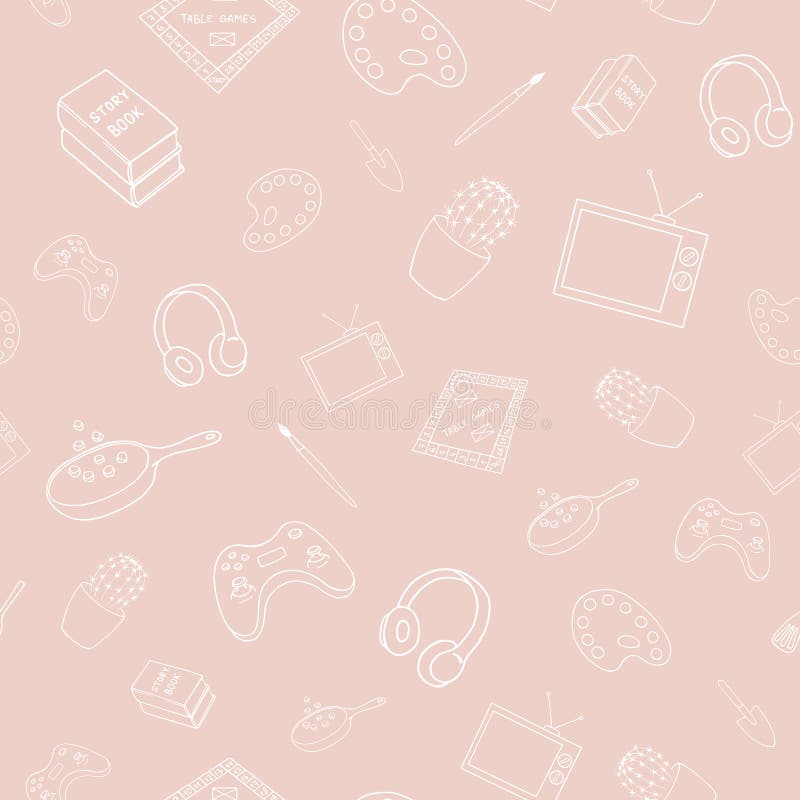 Activities Pink Background Stock Illustrations – 1,133 Activities Pink ...