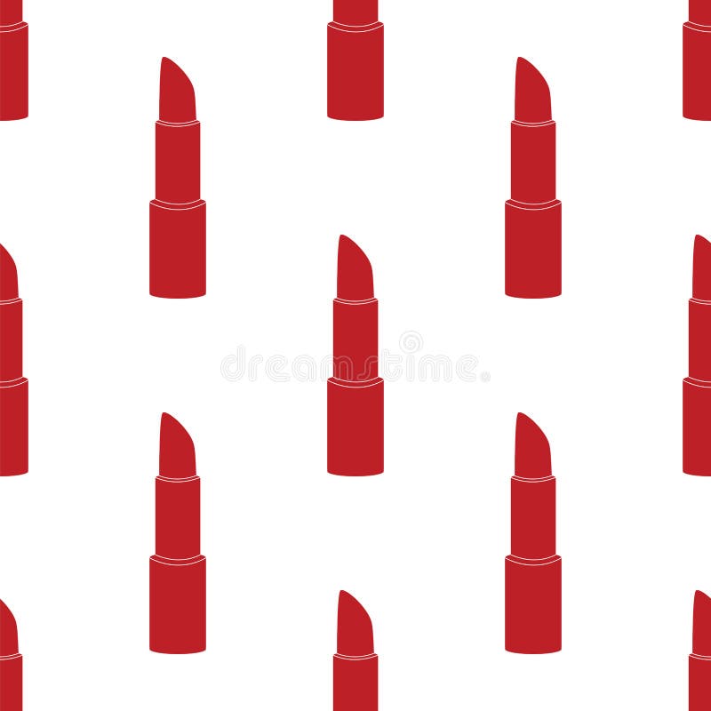 Red lipstick and red lips stock vector. Illustration of graphic - 26645469