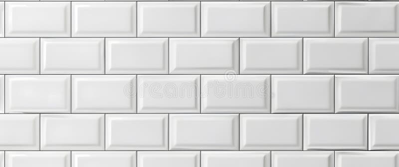 Seamless White Subway Tile Pattern Background Stock Illustration ...