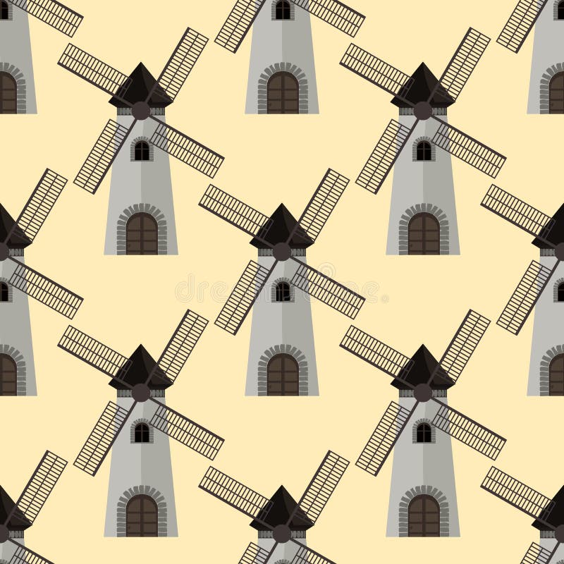 Windmills Texture Stock Illustrations – 285 Windmills Texture Stock ...