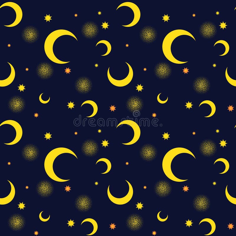 Yellow 3D Moons Group Isolated on White Background. Cut Out Design Elements. Cute Cartoon Style ...