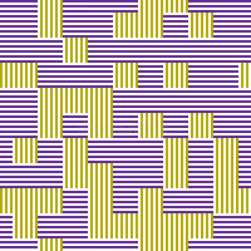 Seamless Pattern with Yellow and Purple Segments Stock Vector ...