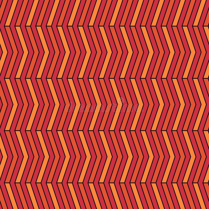 Seamless Pattern. Zigzag Lines Ornament. Jagged Stripes. Waves Ornate ...