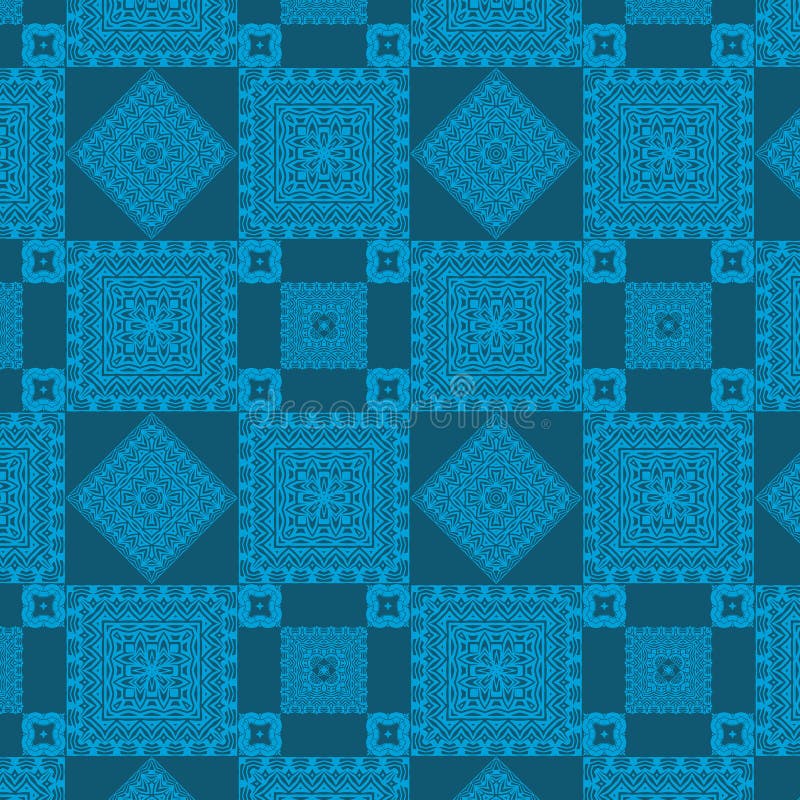 Seamless Patterns with Abstract Painted Squares Stock Vector ...