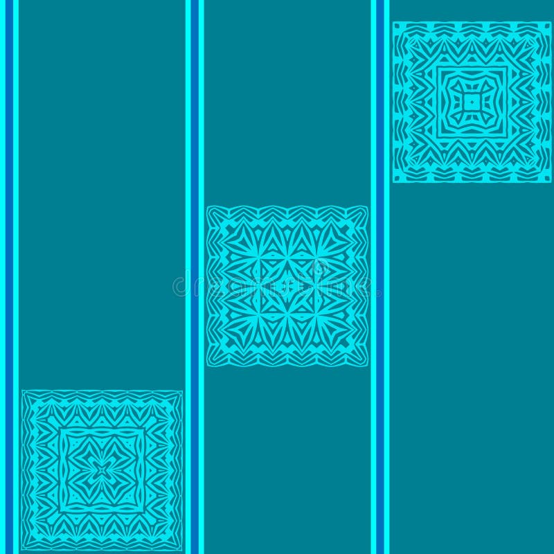 Seamless Patterns with Abstract Painted Squares Stock Vector ...