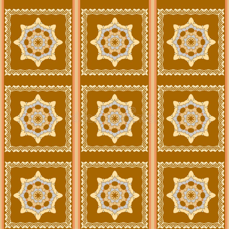 Seamless Patterns with Abstract Painted Squares Stock Vector ...