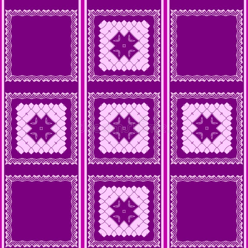 Seamless Patterns with Abstract Painted Squares Stock Vector ...