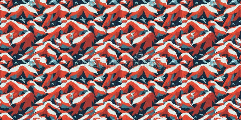 Seamless Patterns American Eagle Repeating Patterns Design Fabric Art ...