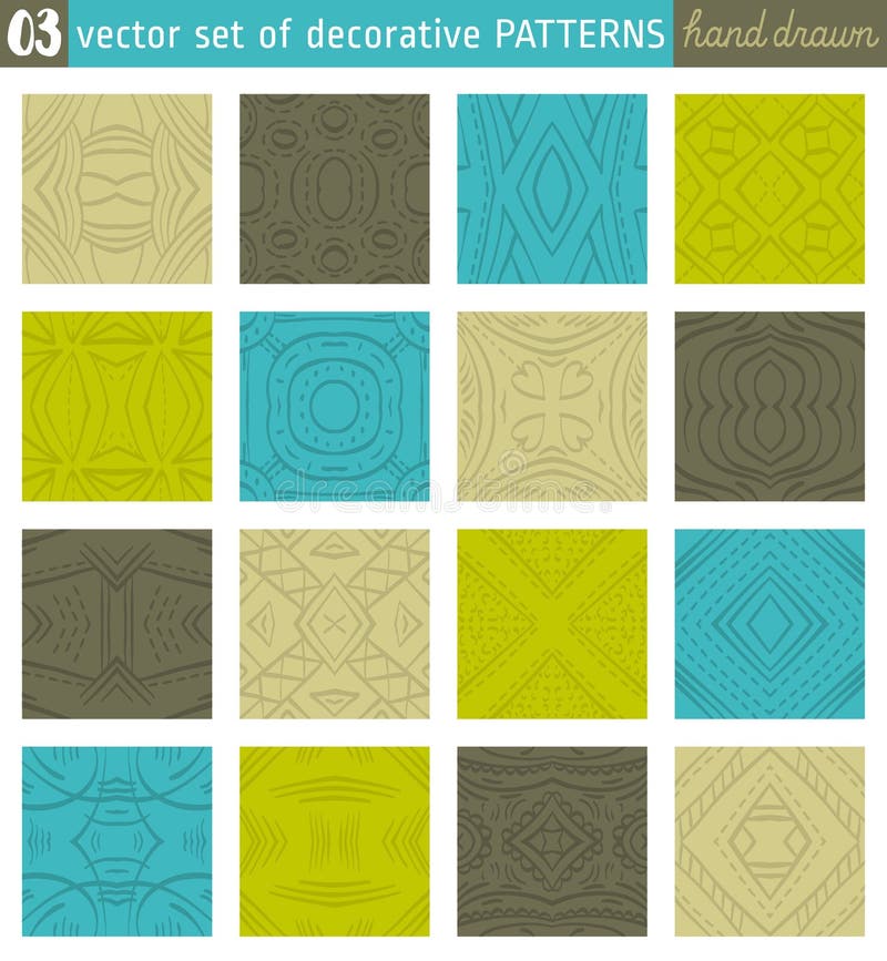Seamless Patterns Backgrounds. Ideal for Printing Onto Fabric Stock ...