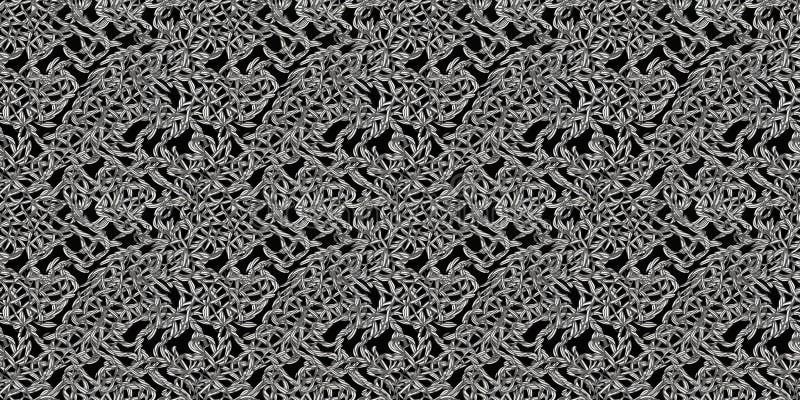Seamless Patterns Black White Colors Geometric Abstract Sharp Images S ...