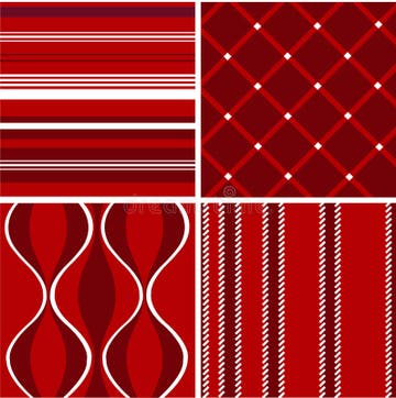 Seamless Patterns, Christmas Fabric Texture Stock Vector - Illustration ...
