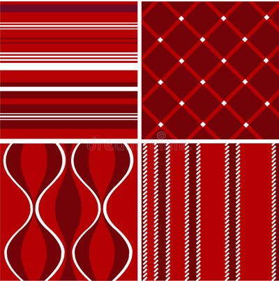 Seamless Patterns, Christmas Fabric Texture Stock Vector - Illustration ...