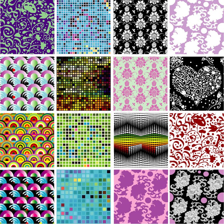 Multi Shape Patterns Stock Illustrations – 4,393 Multi Shape Patterns ...
