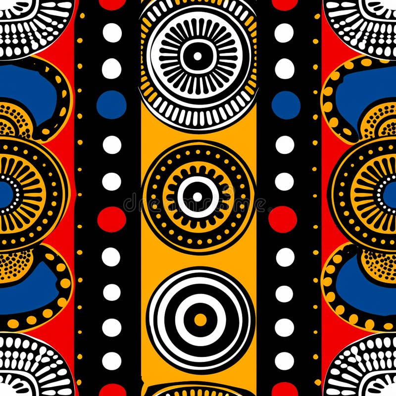 Seamless Patterns of a Colorful Quilt Showcasing a Mesmerizing ...