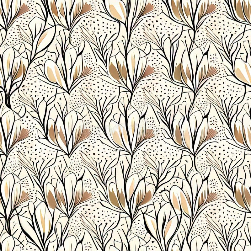 Seamless Patterns, a Delicate, Line Pattern with Subtle Hues and ...