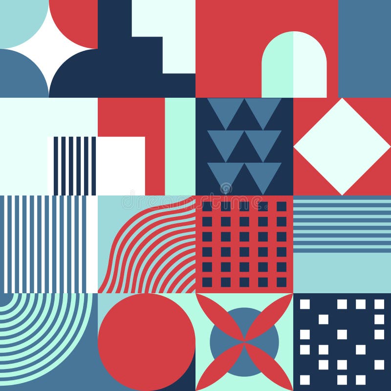 Seamless Patterns Design . Inspiration from Memphis Art Stock Vector ...