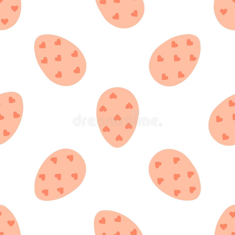 Seamless Patterns with Easter Eggs. Traditional Religious Easter ...