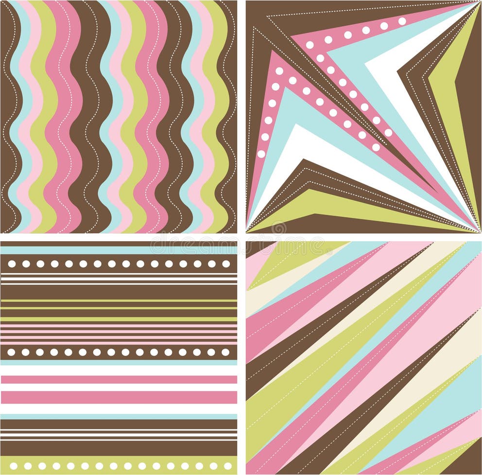 Seamless Pink Patterns Fabric Texture Stock Illustrations 18 045