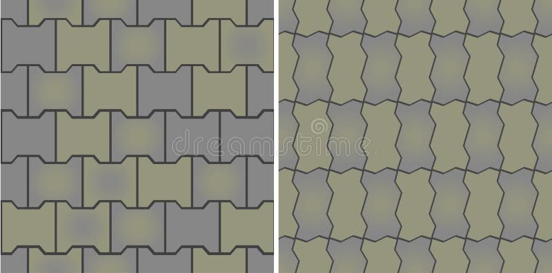 Seamless Patterns of Pavement Stock Vector - Illustration of cement ...
