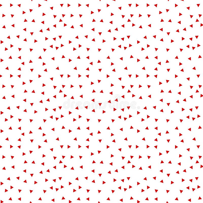 Seamless Patterns with Red Triangles Stock Vector - Illustration of ...