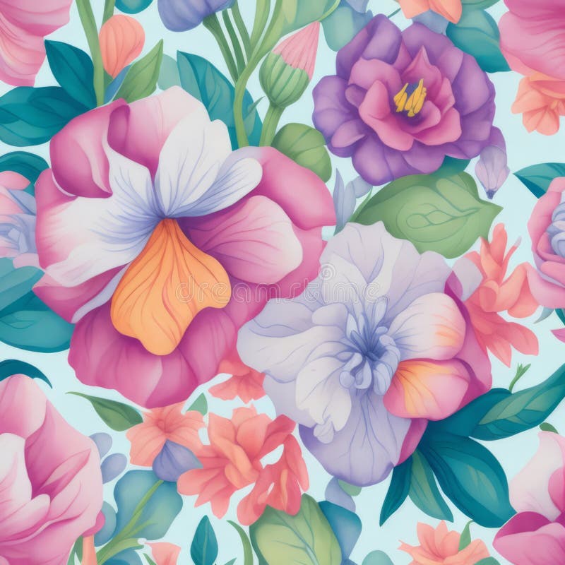 Seamless Patterns Repeating Patterns Design Fabric Floral Color ...